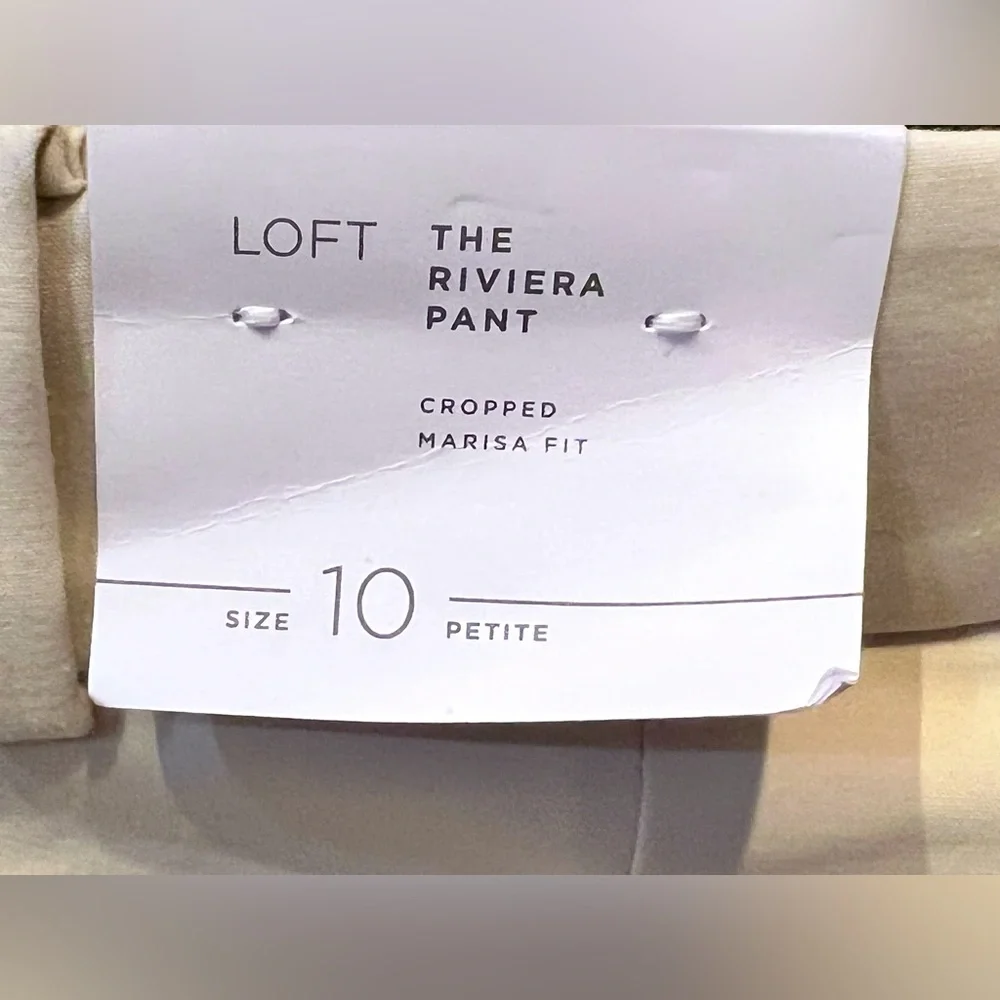LOFT | Pants & Jumpsuits | Loft Cropped Marisa Fit Riviera Pant Size ...
